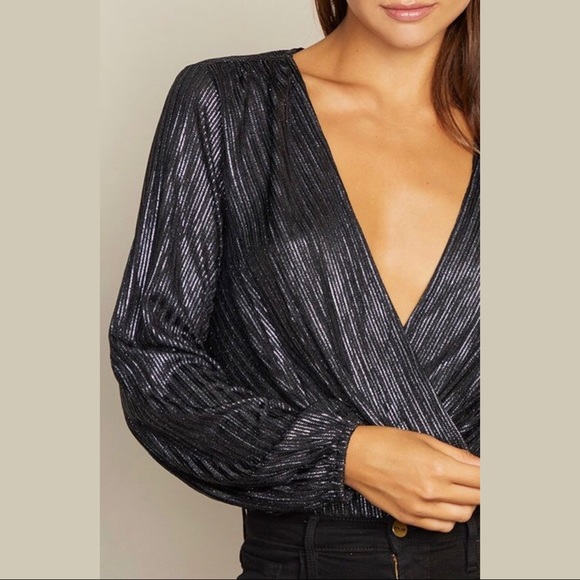 Tops | Surplice Neck Bodysuit | Poshmark